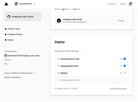 Dựng demo project NextJS với TailwindCSS và deploy với Vercel