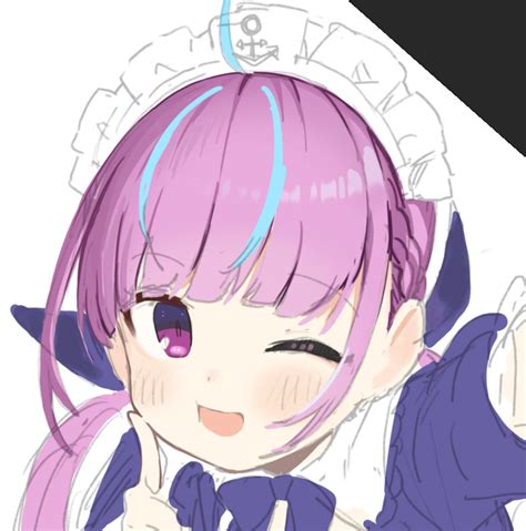 湊あくあ 「あくあちゃん 」せらみっくのイラスト