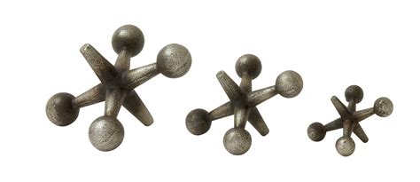 Cosmoliving By Cosmopolitan 3 Piece Jacks Sculpture Set And Reviews Wayfair