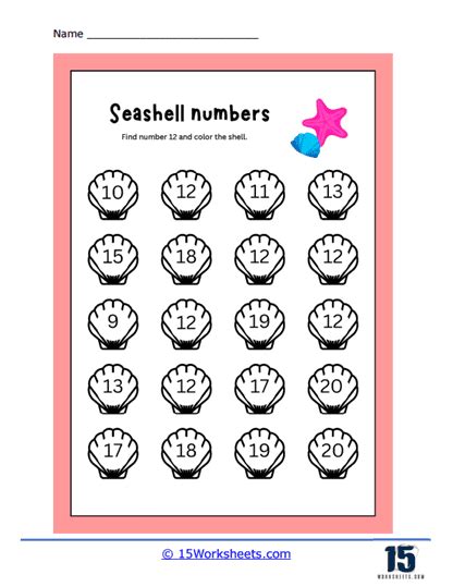 Print The Number 12 Twelve Worsheets Library Worksheets Library