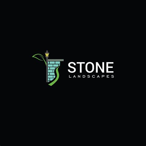 Bold Modern Landscaping Logo Design For Stone Landscapes By