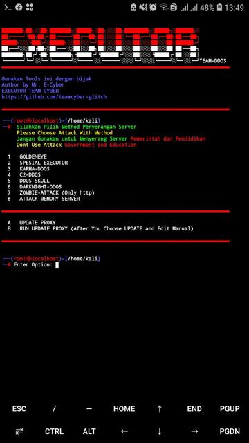 Github Teamcyber Glitchexecutor Ddos