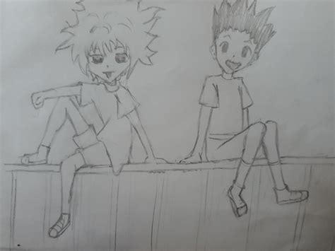 A Killua And Gon Sketch I Wanted To Share Rhunterxhunter