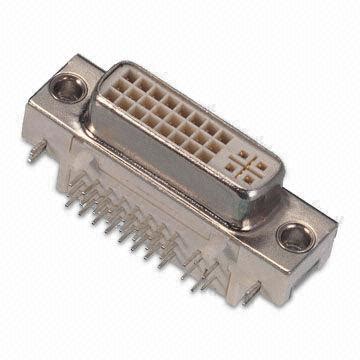 Buy Wholesale China Dvi Connector Female Right Angle And Dip Type Dvi Connector Global Sources