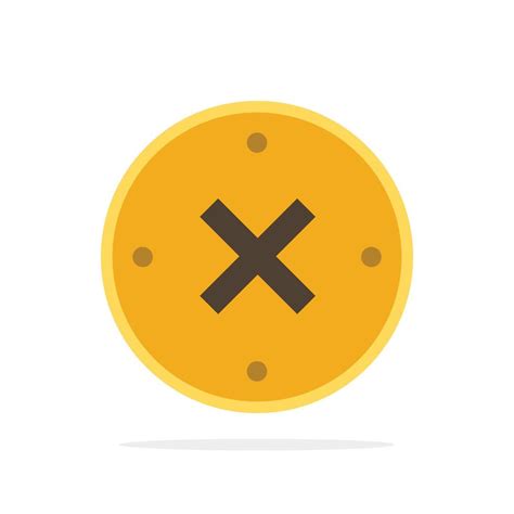 Close Cross Delete Cancel Abstract Circle Background Flat Color Icon 13174651 Vector Art At Vecteezy