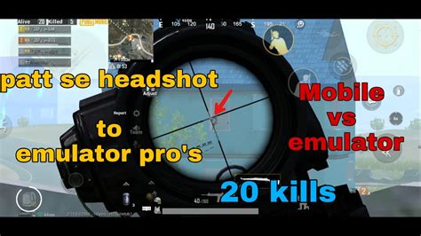 EMULATOR VS POCO F1 PUBG MOBILE 3XP SAM 20 KILLS YouTube