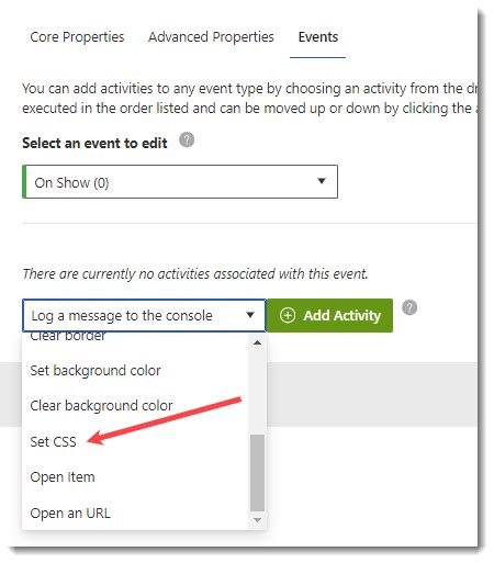 Style Help Items With Custom Css Visualsp Support