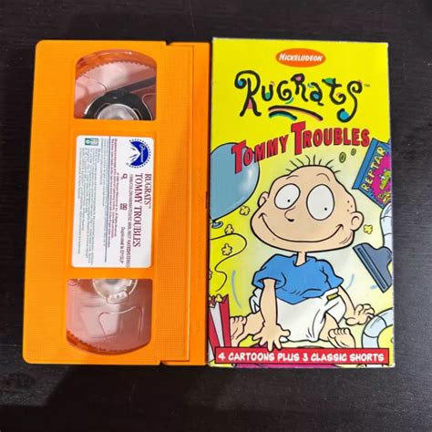 Rugrats Tommy Troubles Vhs 1996 Very Good Nickelodeon Vhs £539
