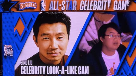 Simu Liu Calls Out Celebrity Look Alike Segment At NBA All Star Game