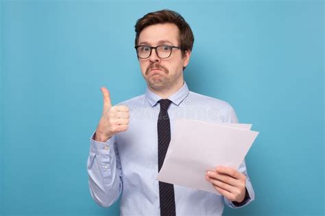 Overjoyed Business Man Is Happy About Job Promotion Smiling Receive