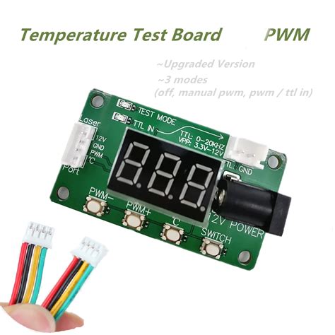 Neje Temperature Test Board Ttl Manual Pwm Control Tester For Laser