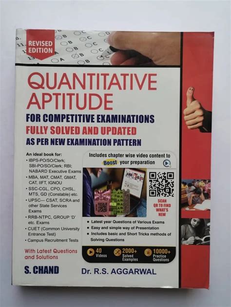 Quantitative Aptitude For Competitive Examination Book Mrp Is 799 At