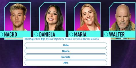 La Picante Encuesta De Gran Hermano Sobre El Próximo Expulsado Que