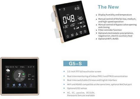 Ventilation Hrv Erv Controller Switch