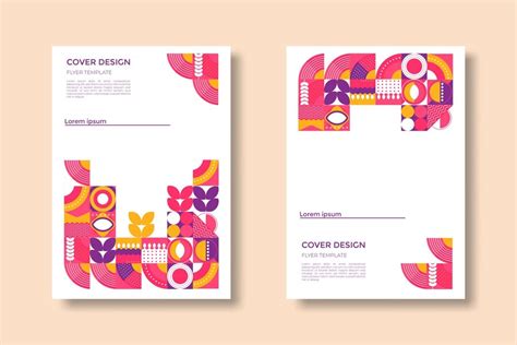 Free Vector Business Presentation Vector A4 Vertical Orientation