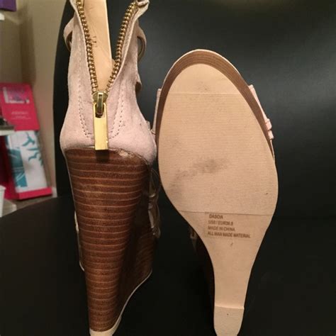 Justfab Shoes Nude Dascia Wedges Poshmark