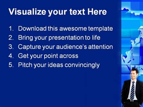 Globalization People Powerpoint Background And Template 1210