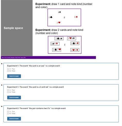 solved experiment draw 1 card and note kind number and