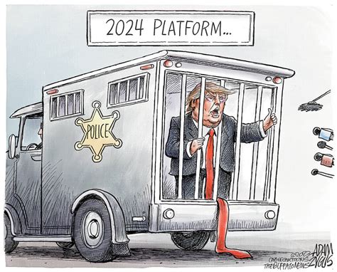 Trump Finally Found His 2024 Platform Cartoons Drawing Board Opinion