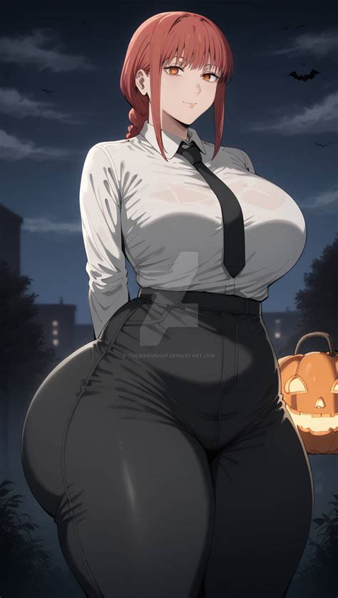 Thicc Makima Halloween Edition By Thewaifushop On Deviantart