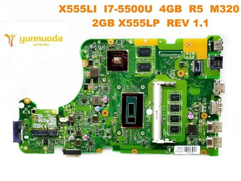 Placa base Original para portátil ASUS X555LP X555LI I7 5500U 4GB R5