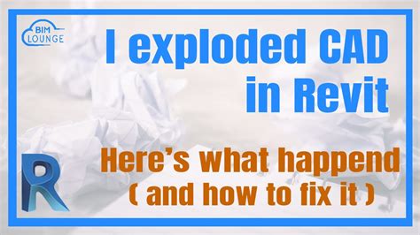 Exploded CAD Imports How To Clean Revit Projects YouTube