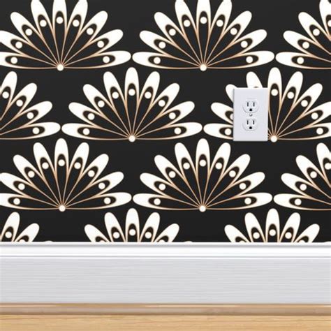 Scales Lace Lace Pattern Art Deco Wallpaper Art Deco Flowers Art