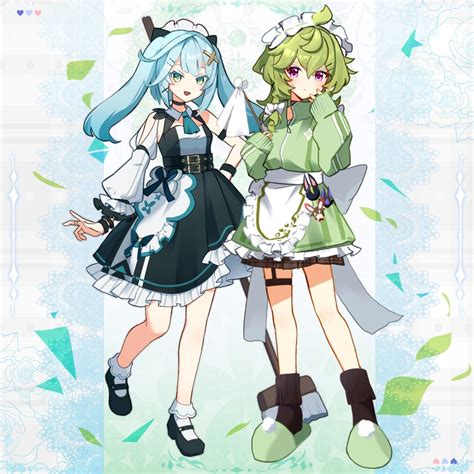 たなかウトリ on Twitter メイドの日原神喫茶店