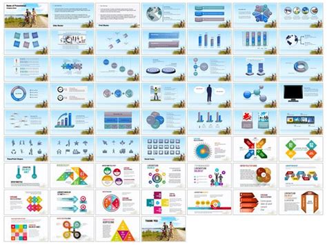 Cycling Tours Powerpoint Templates Cycling Tours Powerpoint