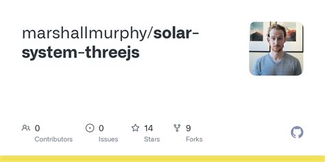 GitHub Marshallmurphy Solar System Threejs