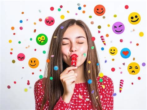 A Girl Is Blowing Bubbles With The Word W Premium Ai Generated Image