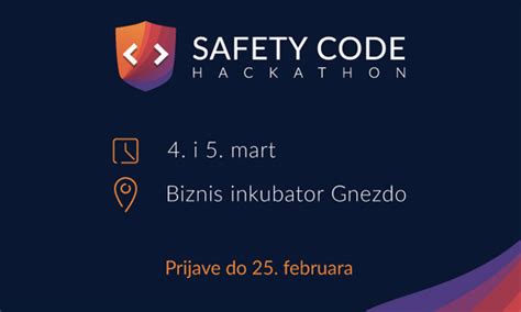 Safety Code Hackathon stiže početkom marta u Beogradu