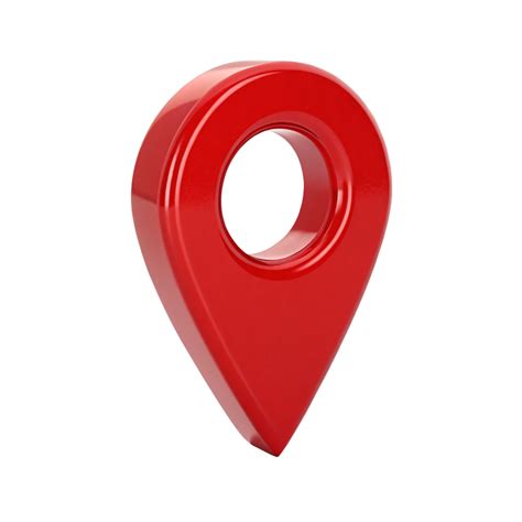 3d Red Location Pin Icon Navigation Map Pointer Gps Marker 59555743 Png