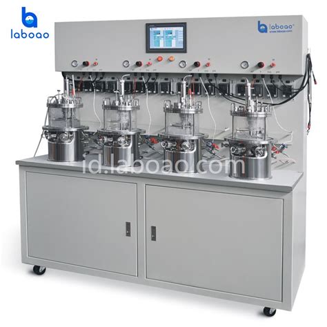 In Situ Sterilization Four Conjoined Glass Bioreactor Cina In Situ Sterilization Four
