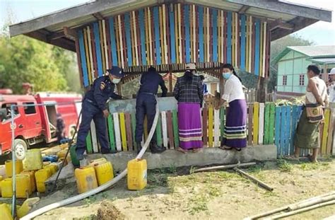 ဆောမြို့နယ် ကြိမ်ချောင်းကျေးရွာတွင် သောက်သုံးရေ အခက်အခဲဖြစ်နေ၍ ရေသယ်ယာဉ