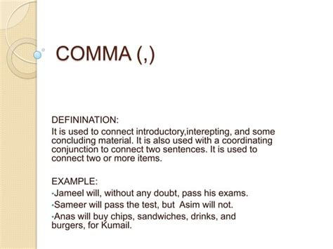 Punctuation And Its Usage Pptx