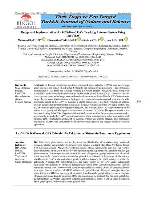 Pdf Design And Implementation Of A Gps Based Uav Tracking Antenna System Using Labview