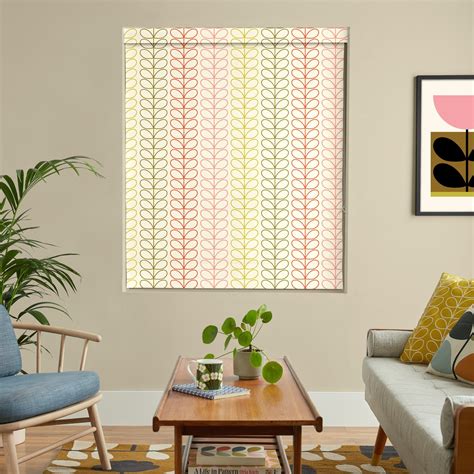 Orla Kiely Linear Stem Multi Roman Blind