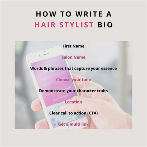 Hair Stylist Bios Salon Social Media Publication Bio Tips