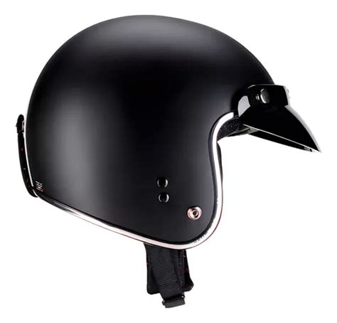 Capacete Aberto Bieffe B45 Classic Preto Fosco Custom Tamanho Do