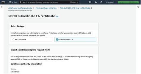How To Create Root And Intermediate CA In AWS ACM Private CA To Issue