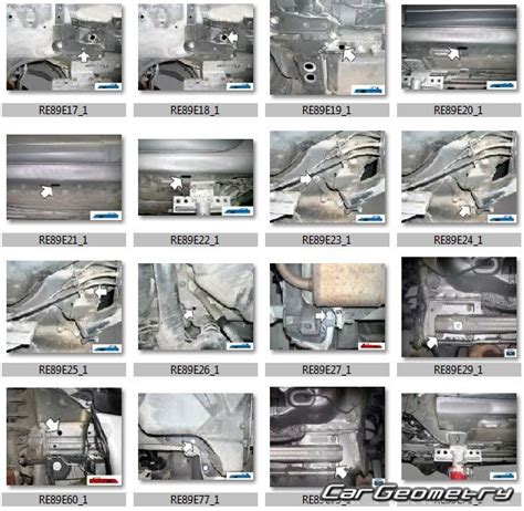 Кузовные размеры Renault Megane Estate 20092015 Body Dimensions