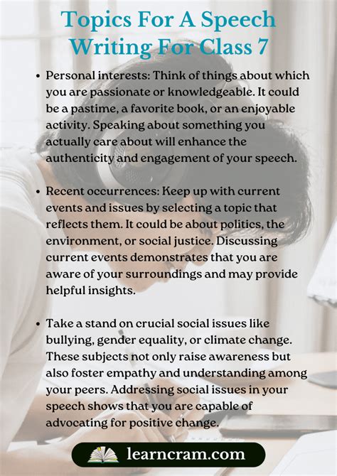 Speech Writing Format Class 7 Examples Questions Learn Cram