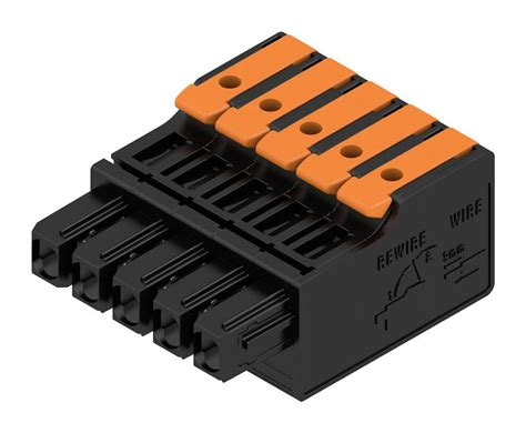 2741590000 Weidmuller Pluggable Terminal Block 5 Mm 5 Ways Farnell UK
