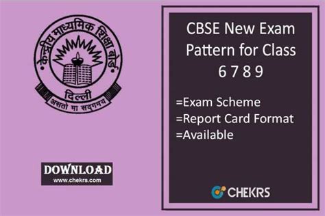 Cbse New Exam Pattern 2025 For Class 12 10 9th