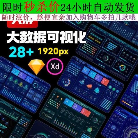 Chinese Large Screen Big Data Visualization Smart City Digital