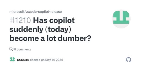 Has Copilot Suddenly Today Become A Lot Dumber Issue 1210 Microsoft Vscode Copilot