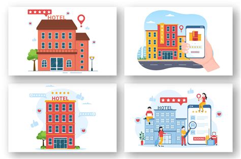 13 Hotel Review Illustration By Denayunethj Thehungryjpeg