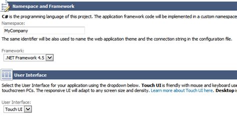 Code On Time Touch UI Introduction Creating Project