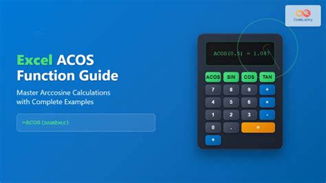 Excel Sin Function Complete Guide To Sine Calculations In Spreadsheets